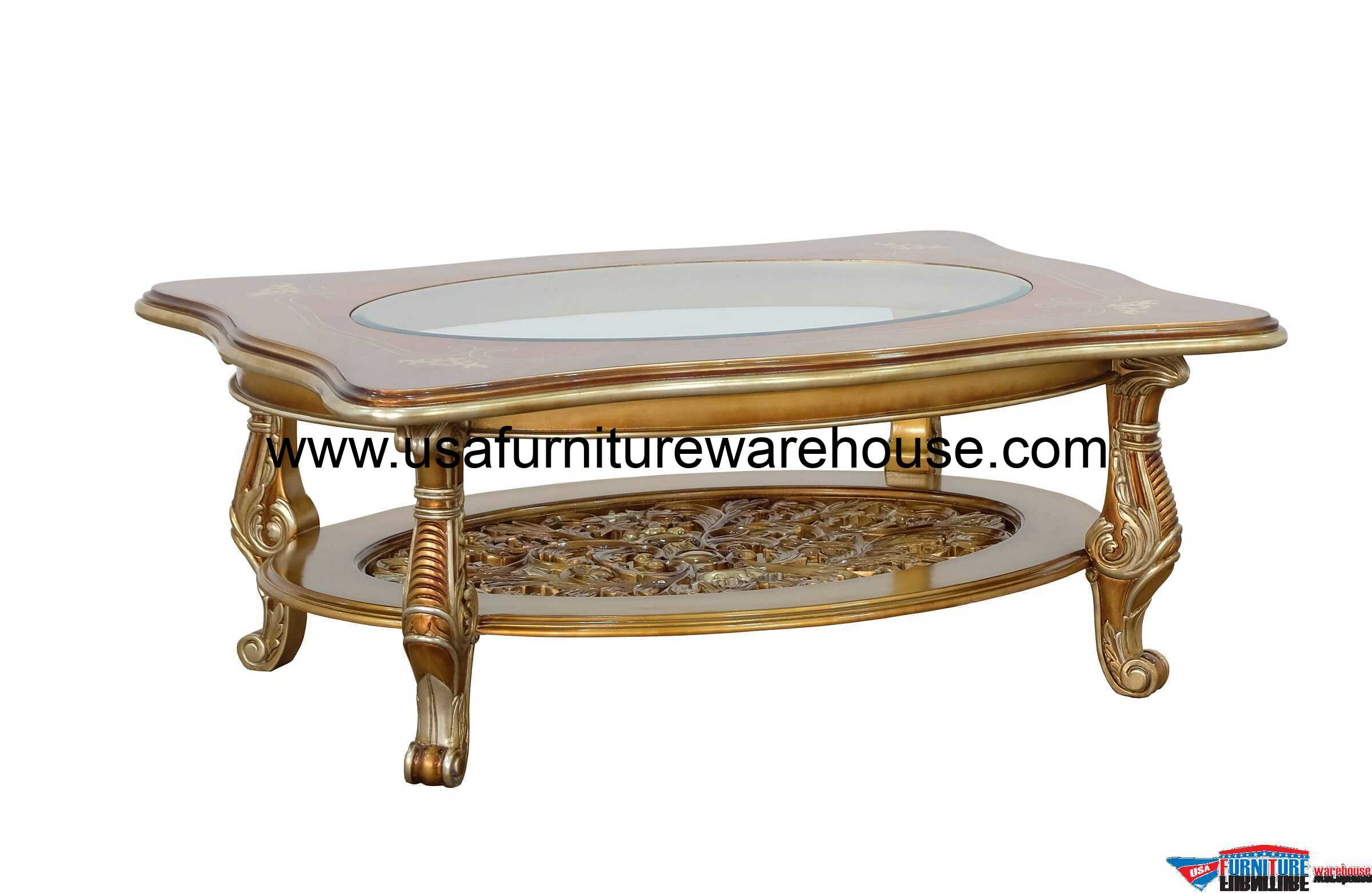 European Furniture Luxor II Coffee Table - USA Furniture Warehouse