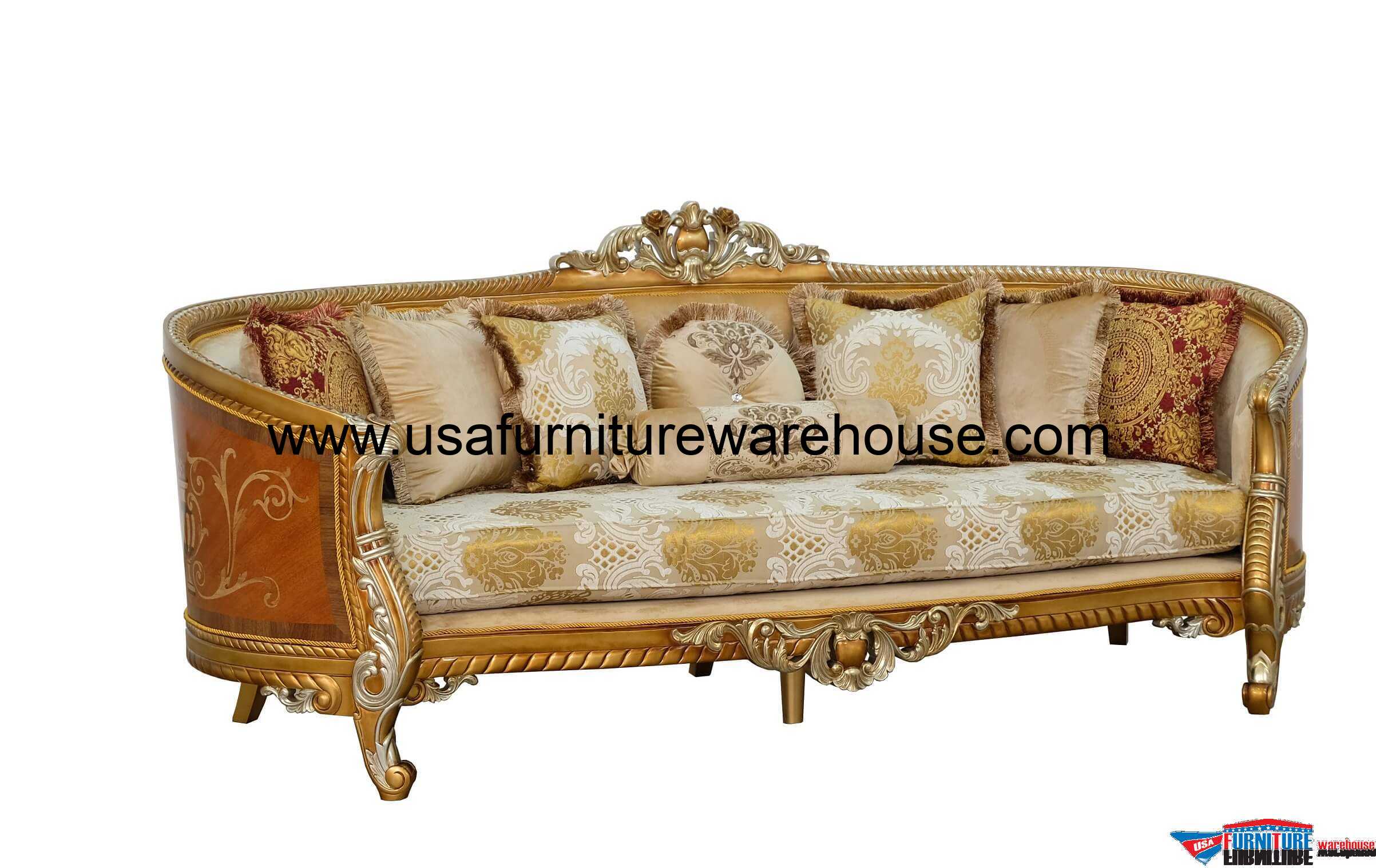 European Furniture Luxor II Sofa - USA Furniture Warehouse