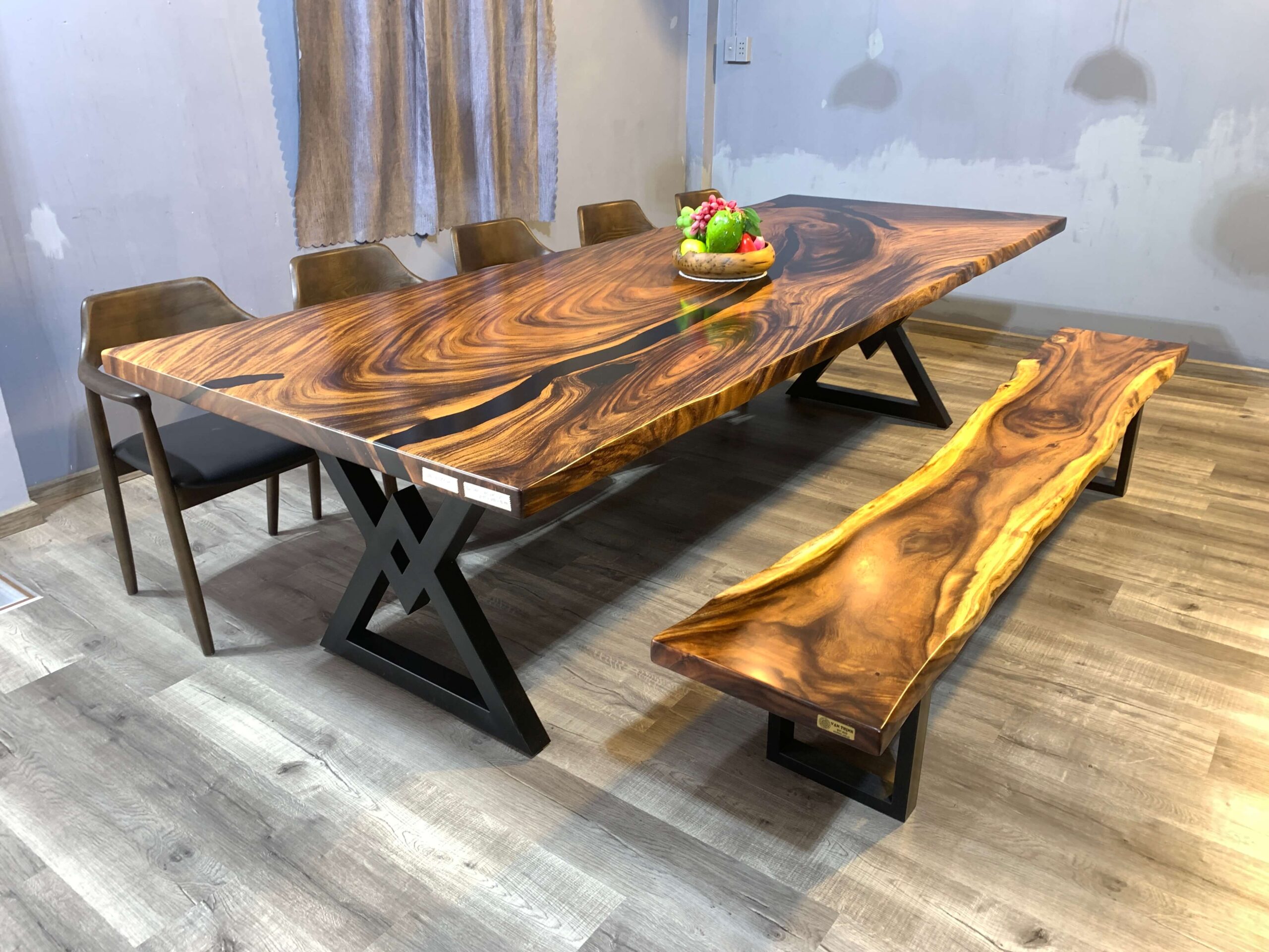 Tongass 90″ Live Edge Dining Table - USA Furniture Warehouse