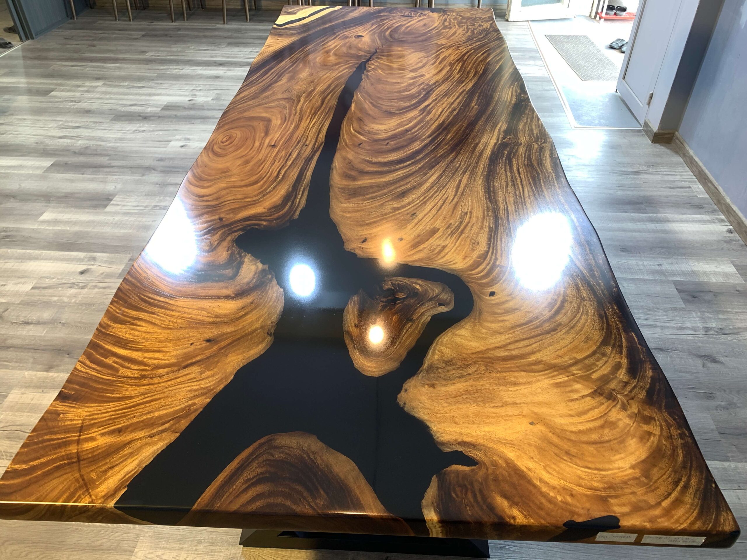 Monteverde 118″ Large Slap Live Edge Dining Table - USA Furniture Warehouse